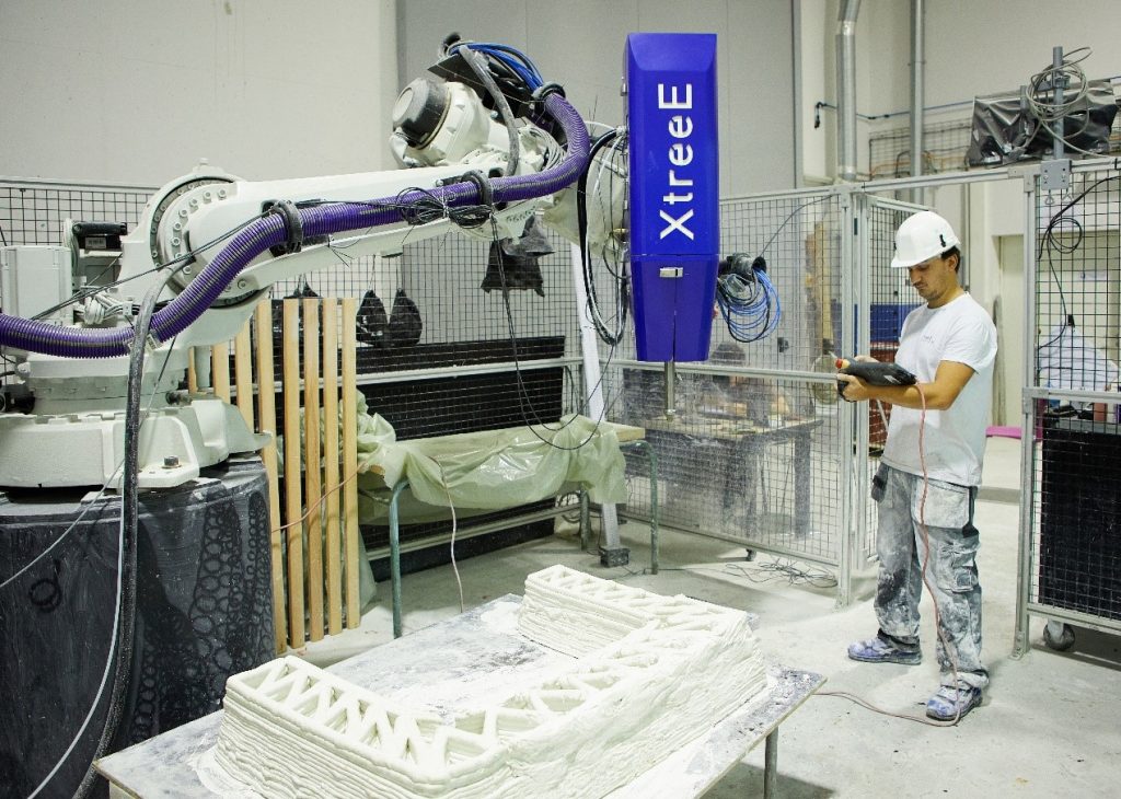 XtreeE développe l’impression 3D béton renforcée par des fibres longues ...