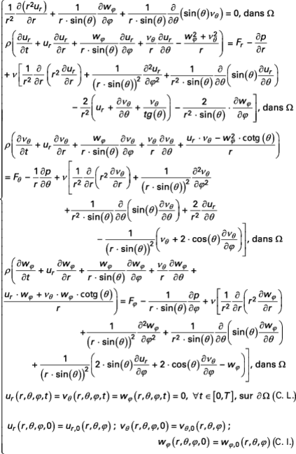 Résolution numérique des équations de Navier-Stokes par la méthode des ...